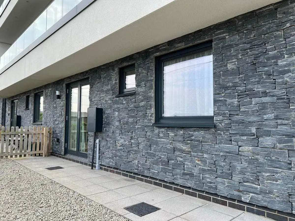 Stone Cladding External Z Panel Clad - Blue grey | Paving Slabs Direct