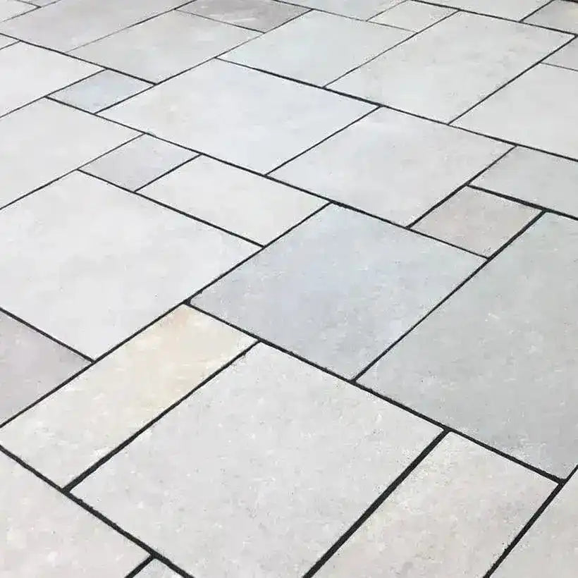 Kurnool Grey Limestone Paving 600 x 600 22mm Cal. | Paving Slabs Direct