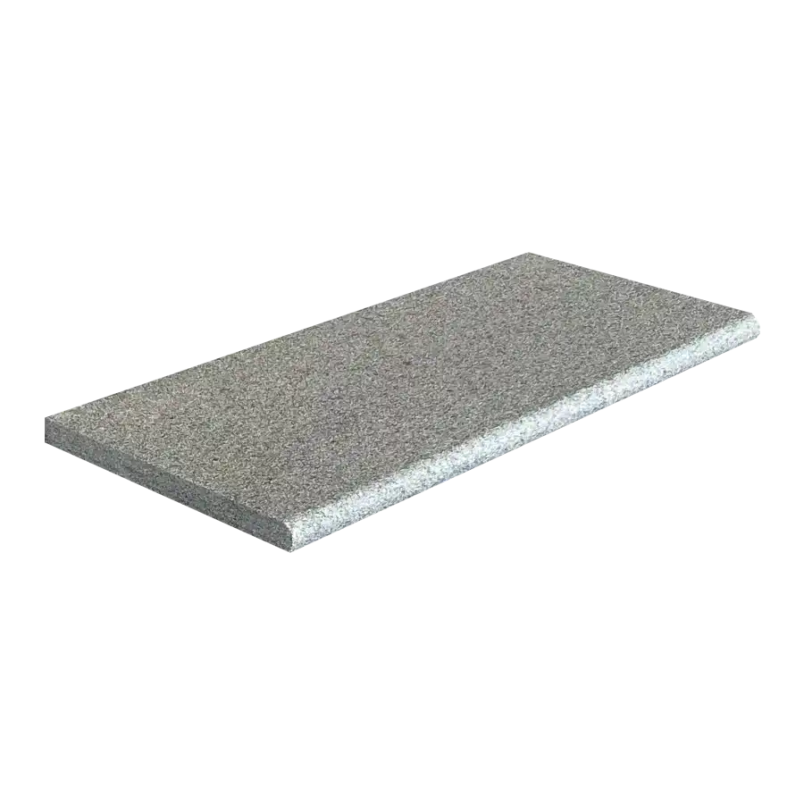 Granite Bullnose Steps Blue Grey 900x400x40 | Paving Slabs Direct